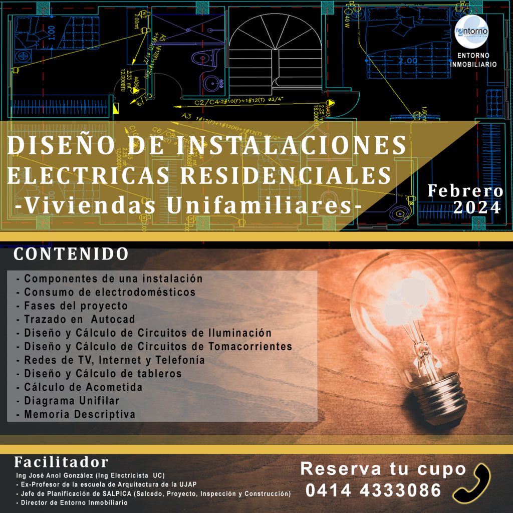 Diseño de Instalaciones Eléctricas Residenciales - Proyectos para Construir